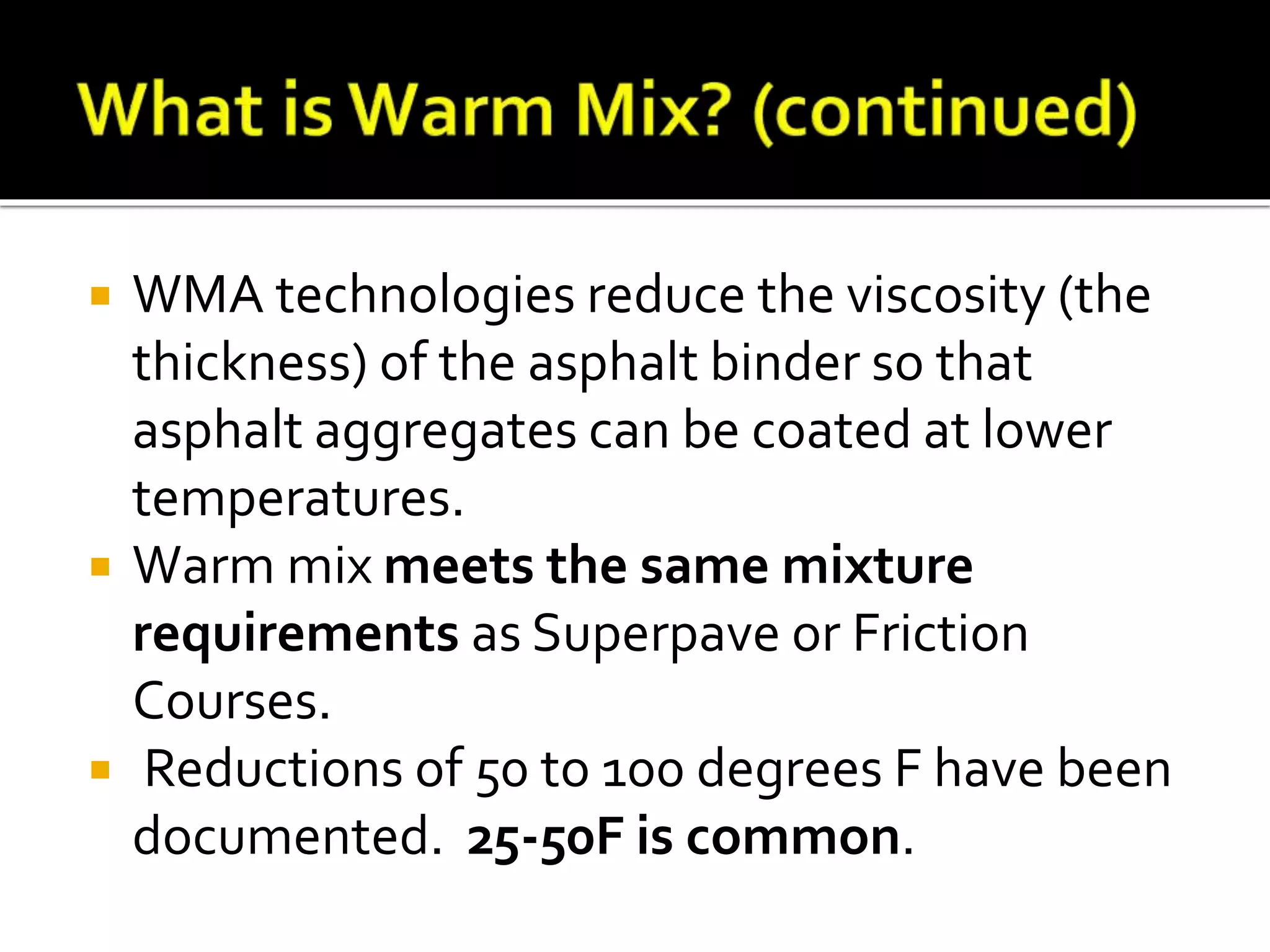 Fpwe2016 warm mix presentation | PPTX