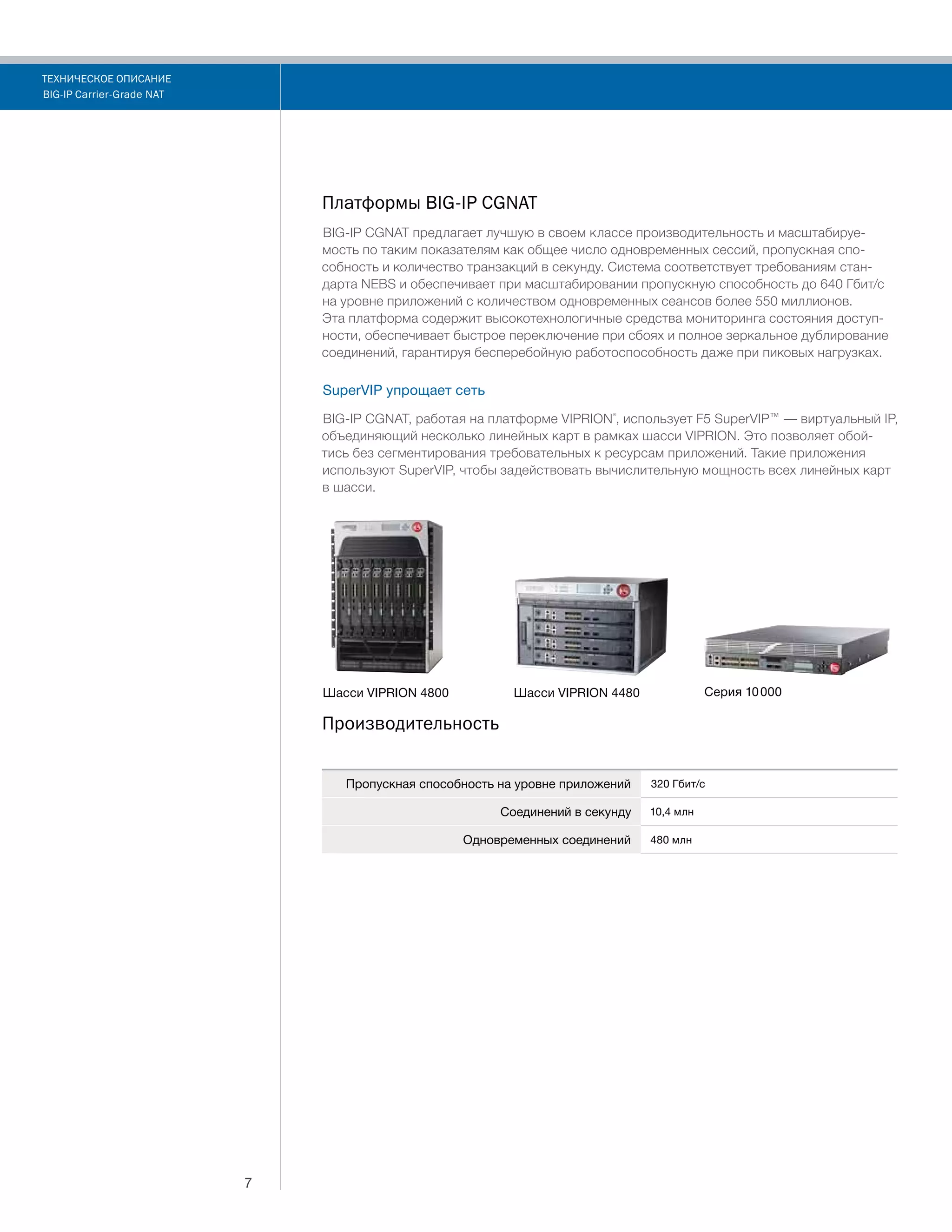 F5 Carrier-Grade NAT (CGNAT): техническое описание | PDF