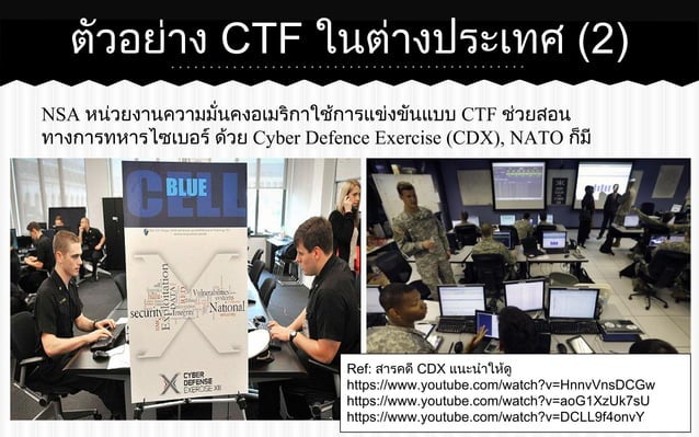 CTF คืออะไร เรียนแฮก? ลองแฮก? แข่งแฮก? | PDF