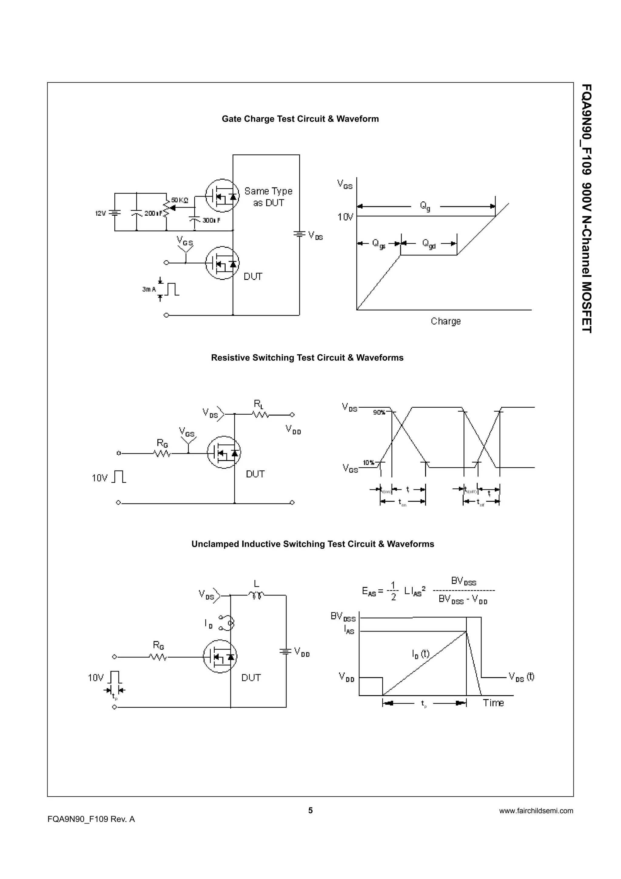 Original Mosfet N-Channel FQA9N90 9N90C 9N90 900V 8.6A TO-3P New ...