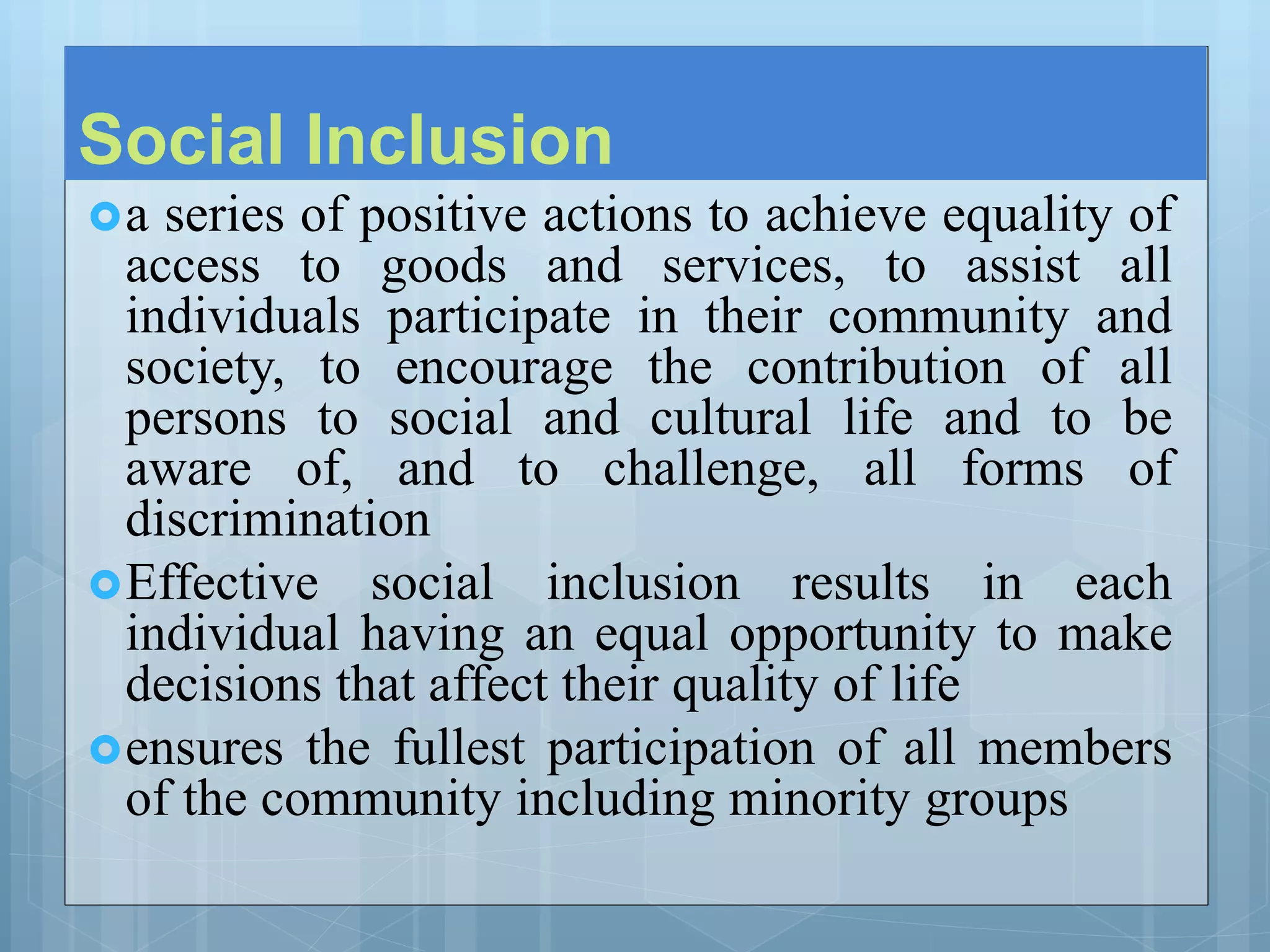 Marginalisation | PPTX