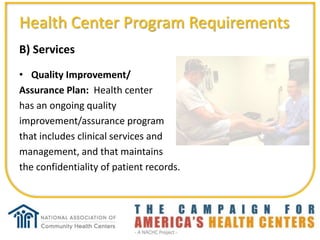 FQHC 101 What is a Community Health Center? | PPTX