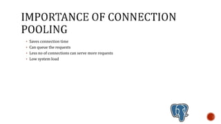 Connection Pooling in PostgreSQL using pgbouncer | PPT