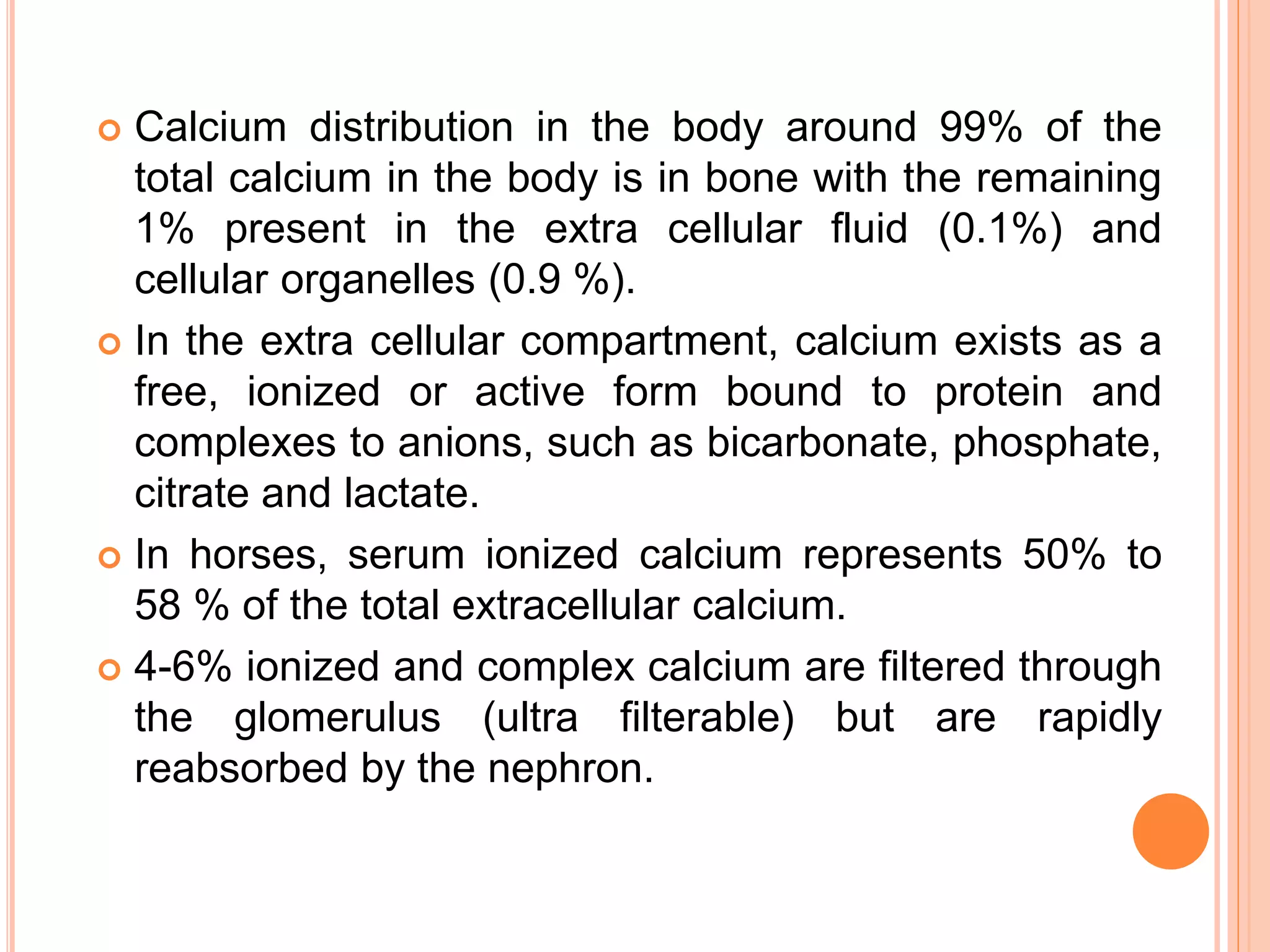 CALCIUM IN BIOLOGICAL SYSTEM | PPT