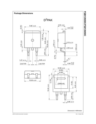 Original MOSFET N-CHANNEL FQPF13N50C FQPF13N50 13N50 TO-220 13A 500V New | PDF