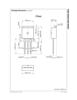 Original MOSFET N-CHANNEL FQPF13N50C FQPF13N50 13N50 TO-220 13A 500V New | PDF