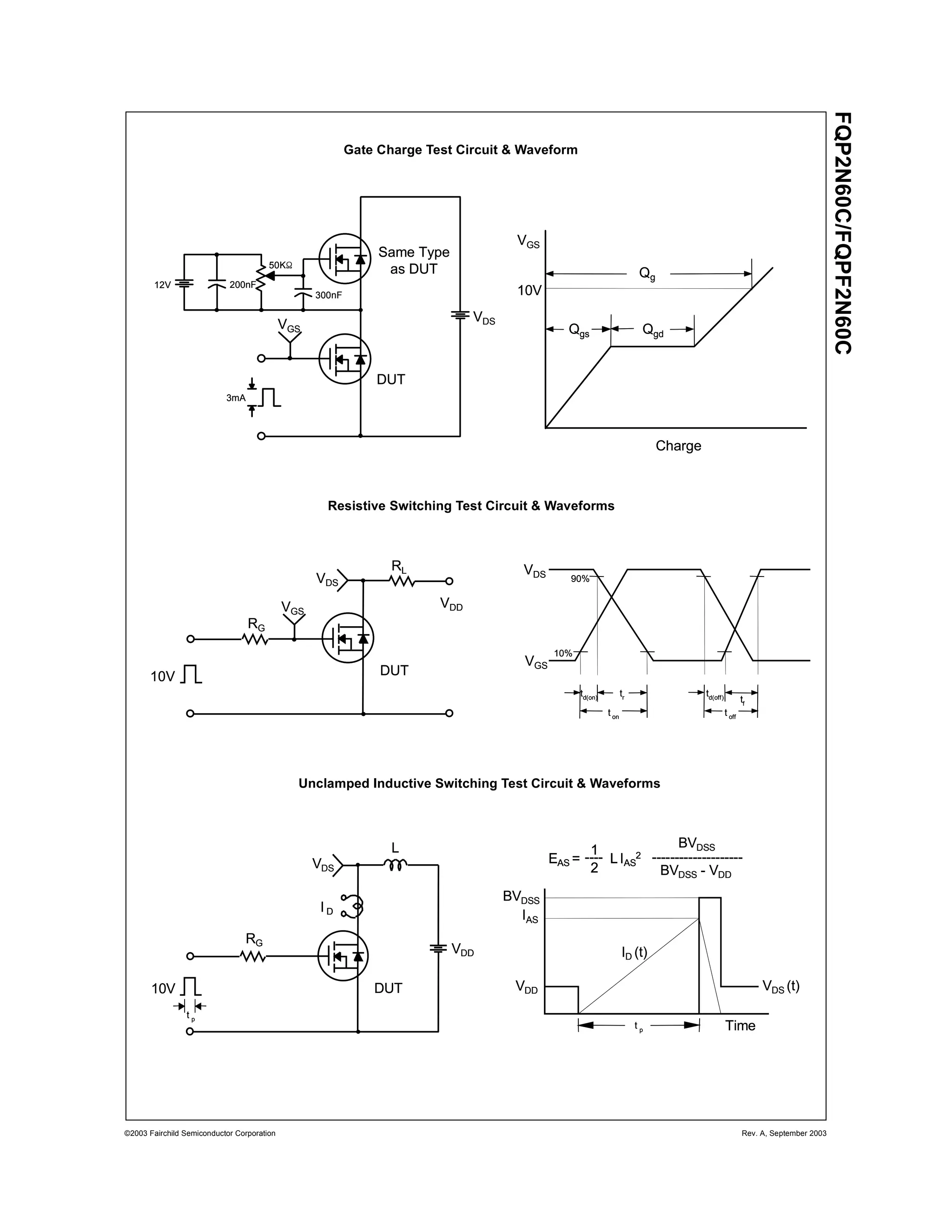 Original N-Channel Mosfet FQPF2N60C 2N60C 2N60 20A 600V TO-220F New | PDF