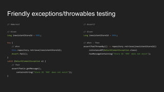 AssertJ quick introduction | PPTX