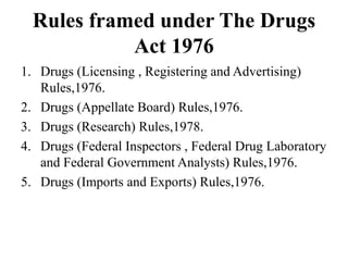 Drug laws | PPTX