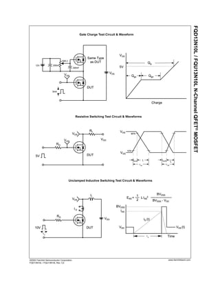 Original N-Channel Mosfet FQU13N10LTU 13N10 100V 10A TO-251 New ON ...