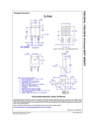 Original N-Channel Mosfet FQU13N10LTU 13N10 100V 10A TO-251 New ON ...