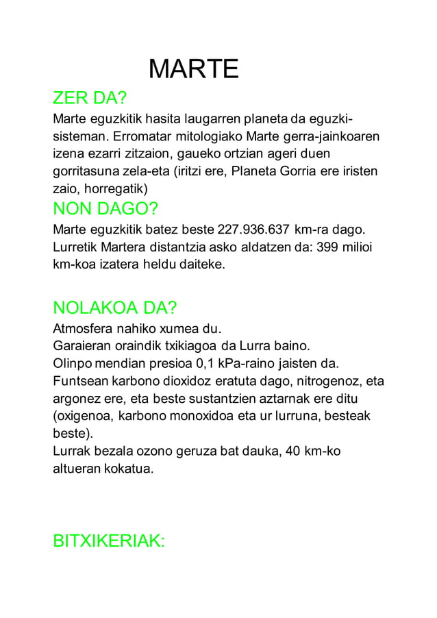 Marte | DOCX