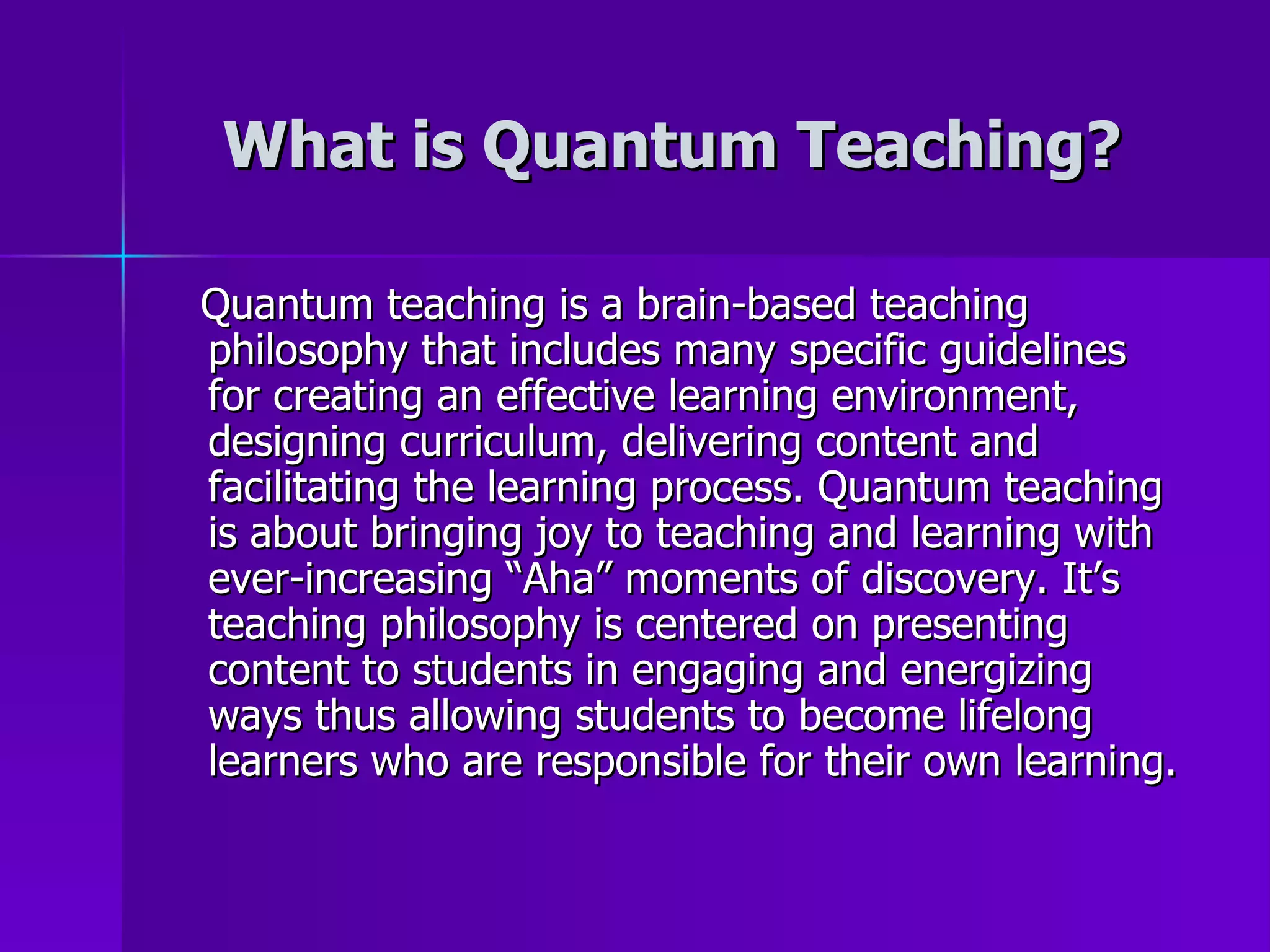 Quantum Teaching | PPT