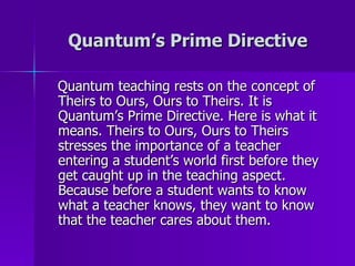 Quantum Teaching | PPT