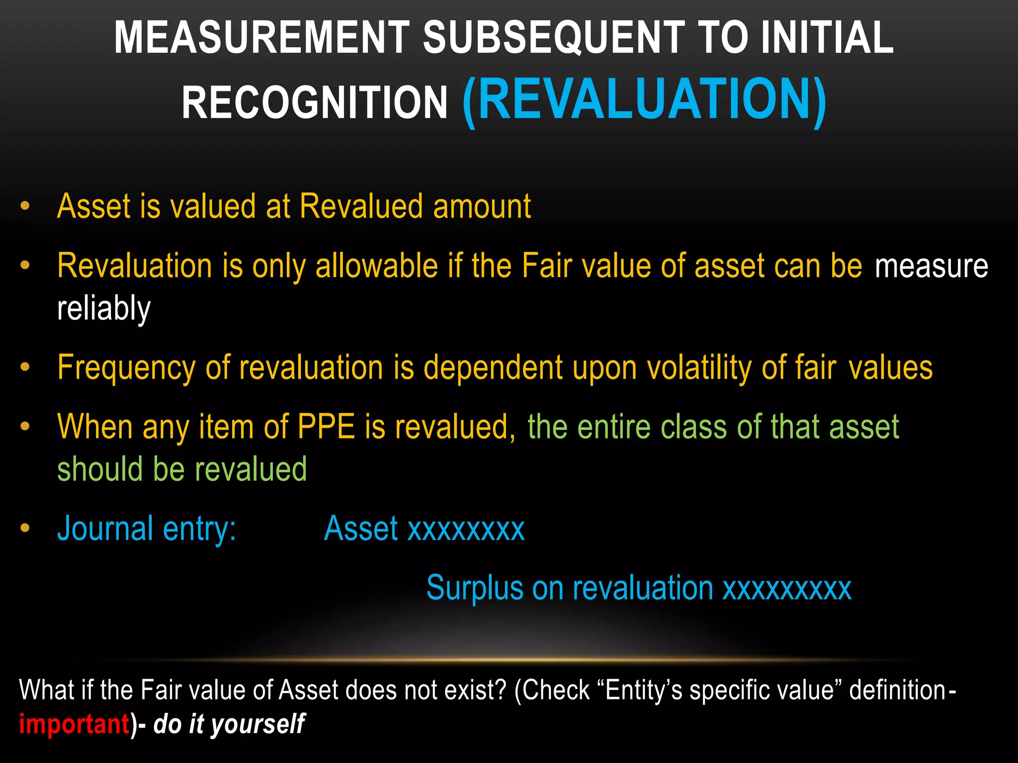 Financial Reporting - Depreciation and Revaluation | PPTX