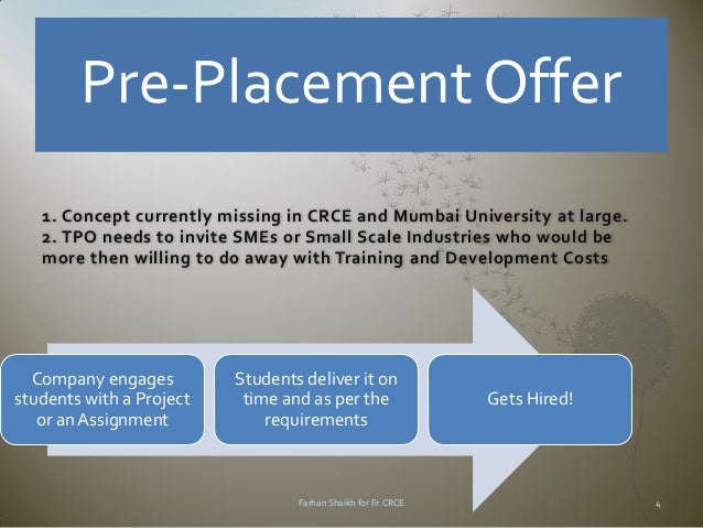 Fr. CRCE (Plan Of Action –The Way Forward)