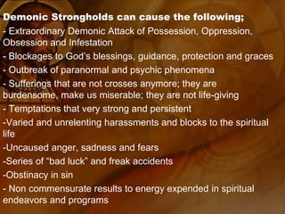 Fr. jocis syquia catechesis on delivernce and exorcism | PPTX