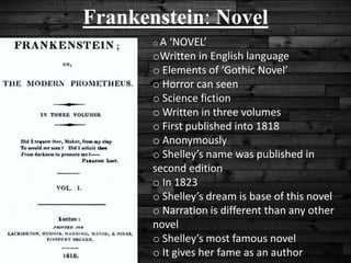 Frankenstein | PDF | Fiction | Books and Literature