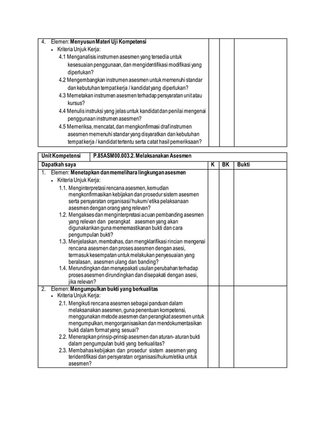 Fr.apl.02 asesor kompetensi | PDF
