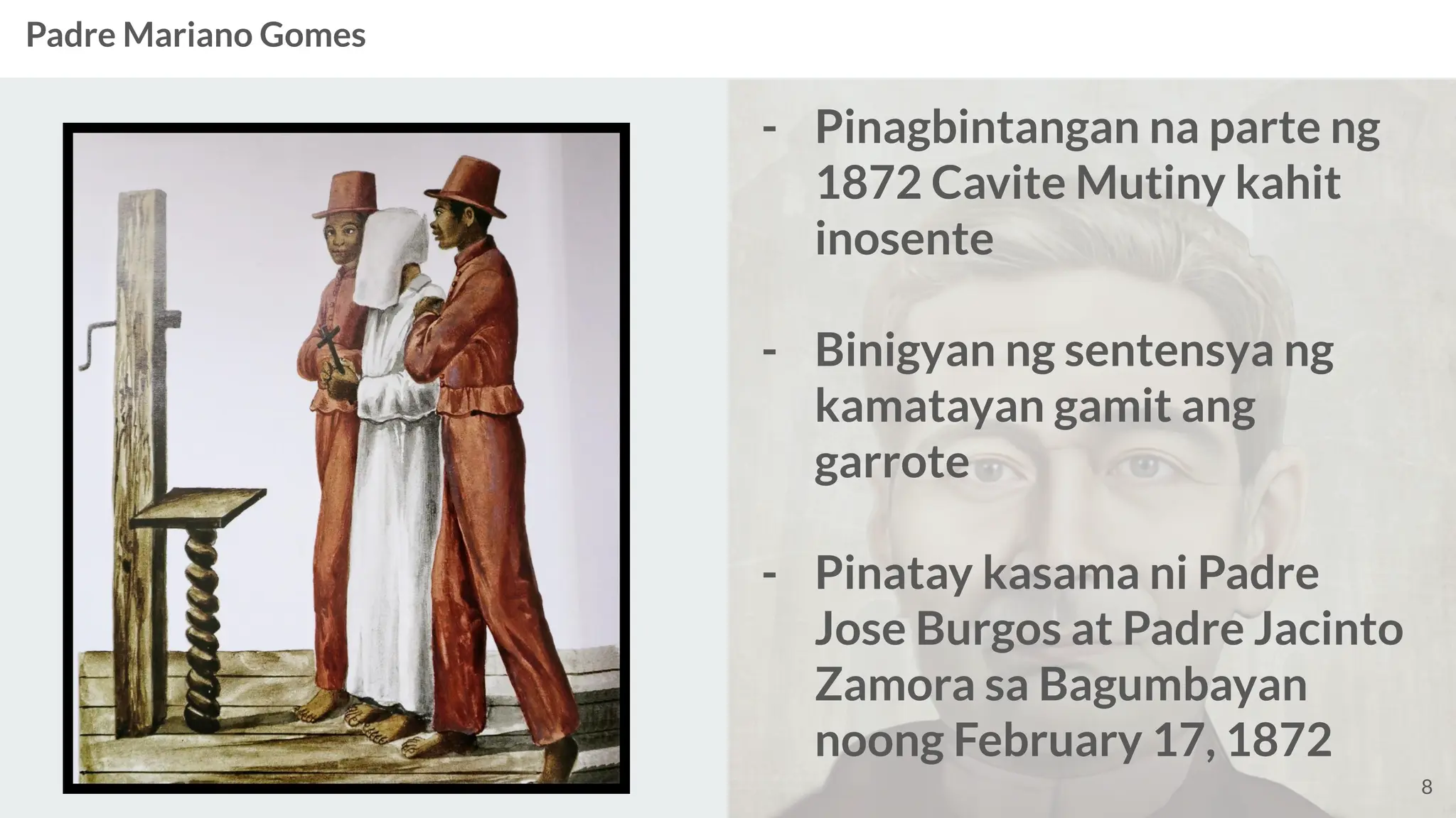 Padre Mariano Gomes (Gomburza): Ang kanyang buhay | PDF