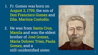 The life and career of Fr. Mariano Gomes | PDF