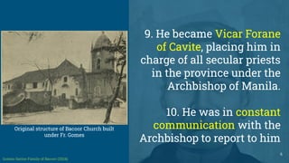 The life and career of Fr. Mariano Gomes | PPT