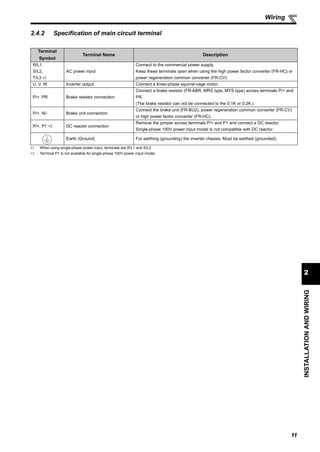 Fr e700 instruction manual(basic) | PDF