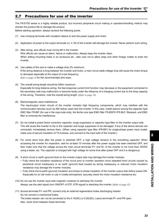 Fr e700 instruction manual(basic) | PDF