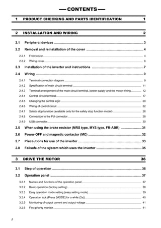 Fr e700 instruction manual(basic) | PDF