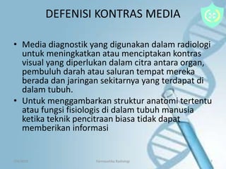 Fr 01 Prinsip Umum Media Kontras | PPTX