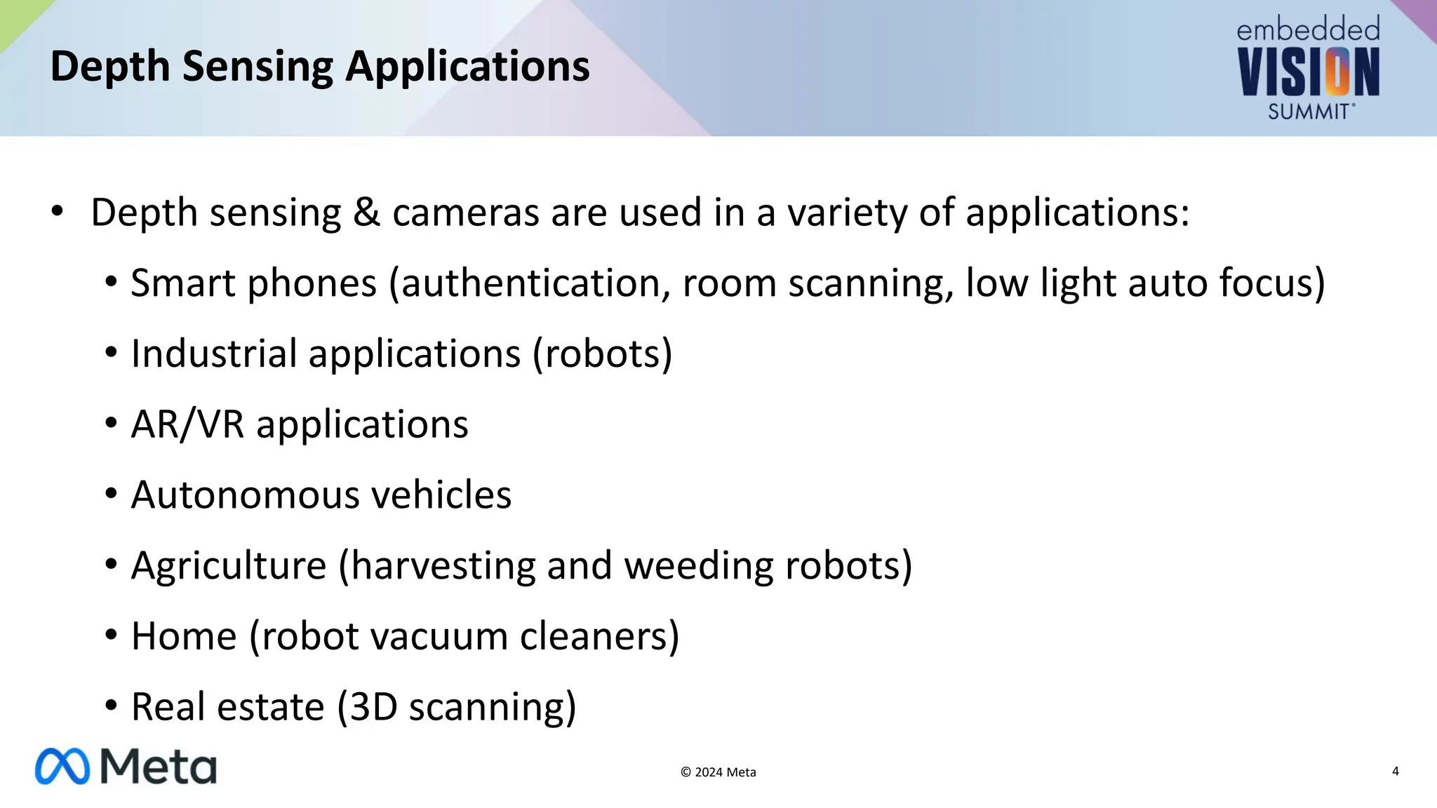 “Introduction to Depth Sensing,” a Presentation from Meta | PDF | 3-D Graphics | Computer ...