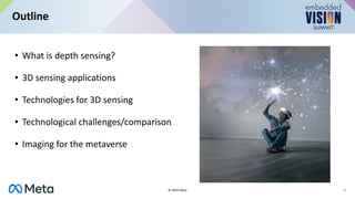 “Introduction to Depth Sensing,” a Presentation from Meta | PDF | 3-D Graphics | Computer ...