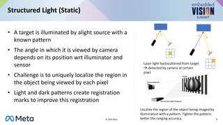 “Introduction to Depth Sensing,” a Presentation from Meta | PDF