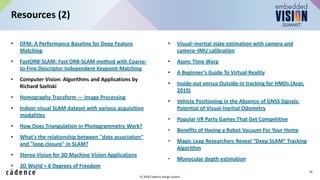 “Introduction to Visual Simultaneous Localization and Mapping (VSLAM),” a Presentation from ...