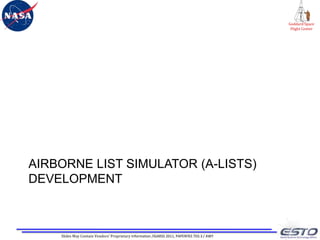 SIXTEEN CHANNEL, NON-SCANNING AIRBORNE LIDAR SURFACE TOPOGRAPHY (LIST ...