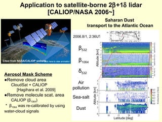 AEROSOL CLASSIFICATION RETRIEVAL ALGORITHMS FOR EARTHCARE/ATLID, CALIPSO/CALIOP, AND GROUND ...