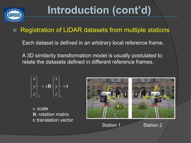 QUALITY ASSESSMENT FOR LIDAR POINT CLOUD REGISTRATION USING IN-SITU ...