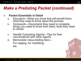 The Power of a Pre-Listing Package | PPT