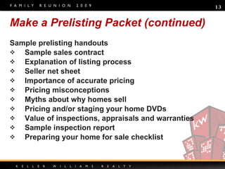 The Power of a Pre-Listing Package | PPT