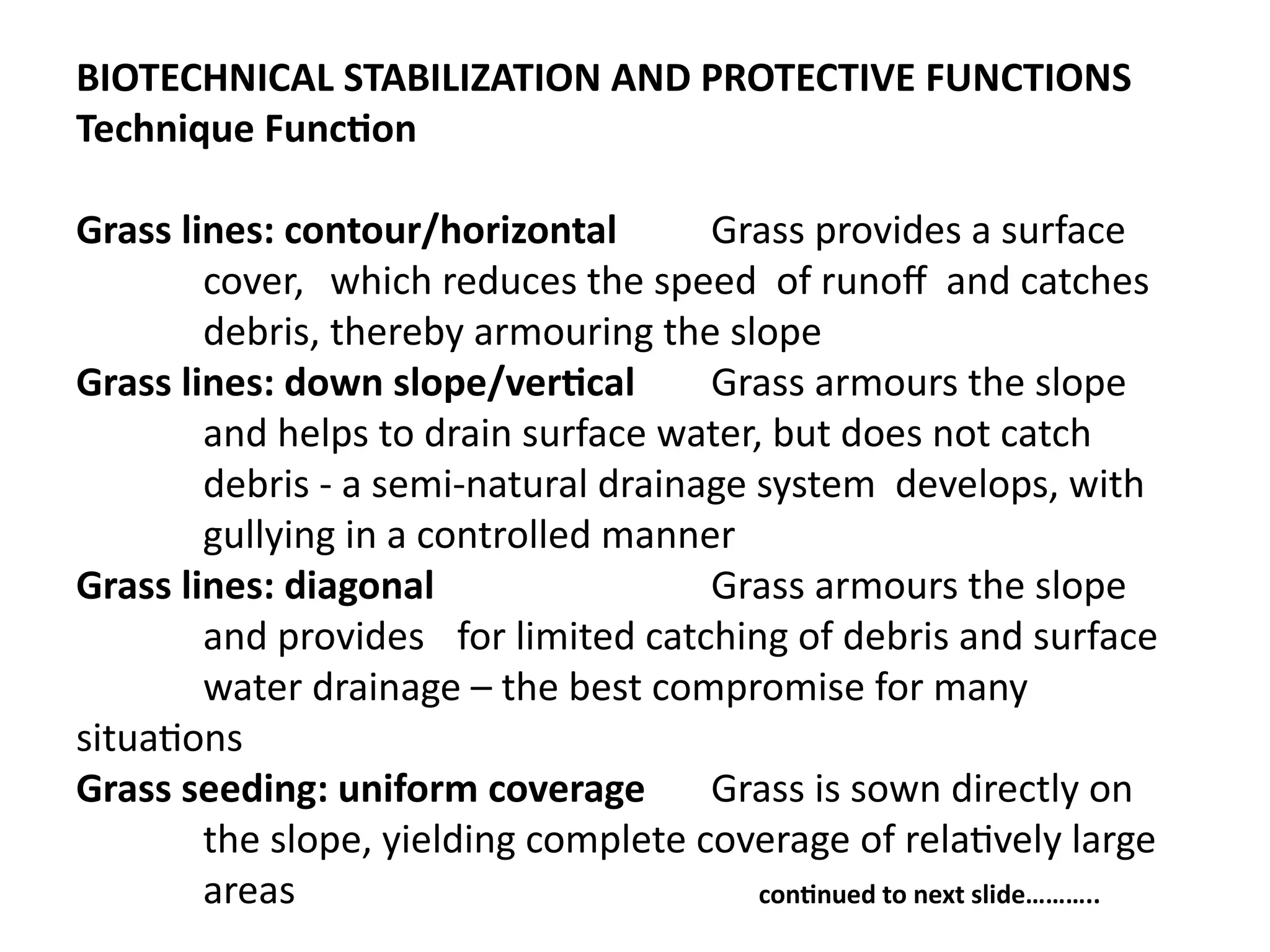SOIL MECHANICS. SOIL STABILIZATION, EARTH RETAINING AND EROSION CONTROL ...