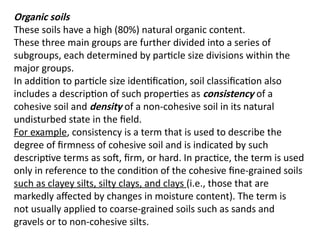 SOIL MECHANICS. SOIL STABILIZATION, EARTH RETAINING AND EROSION CONTROL ...