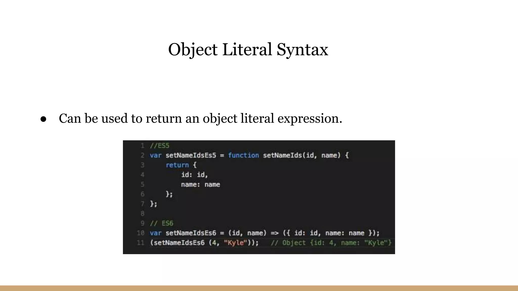 Es6 features part 1 | PPTX
