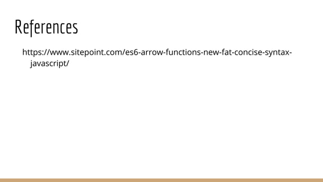 Es6 features part 1 | PPT