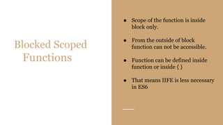 Es6 features part 1 | PPTX