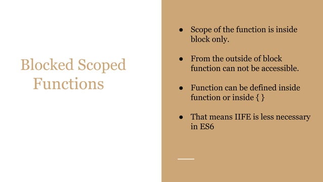 Es6 features part 1 | PPT