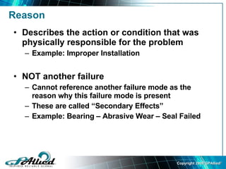 FRACAS, Failure Reporting Analysis, Corrective Action System | PPT