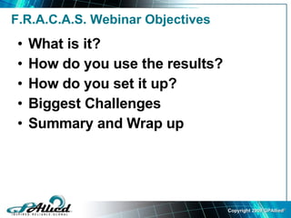 FRACAS, Failure Reporting Analysis, Corrective Action System | PPT