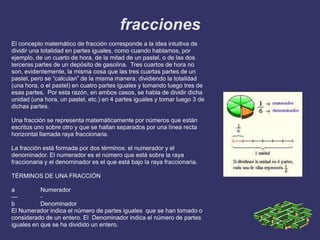 Fraccionarios | PPTX