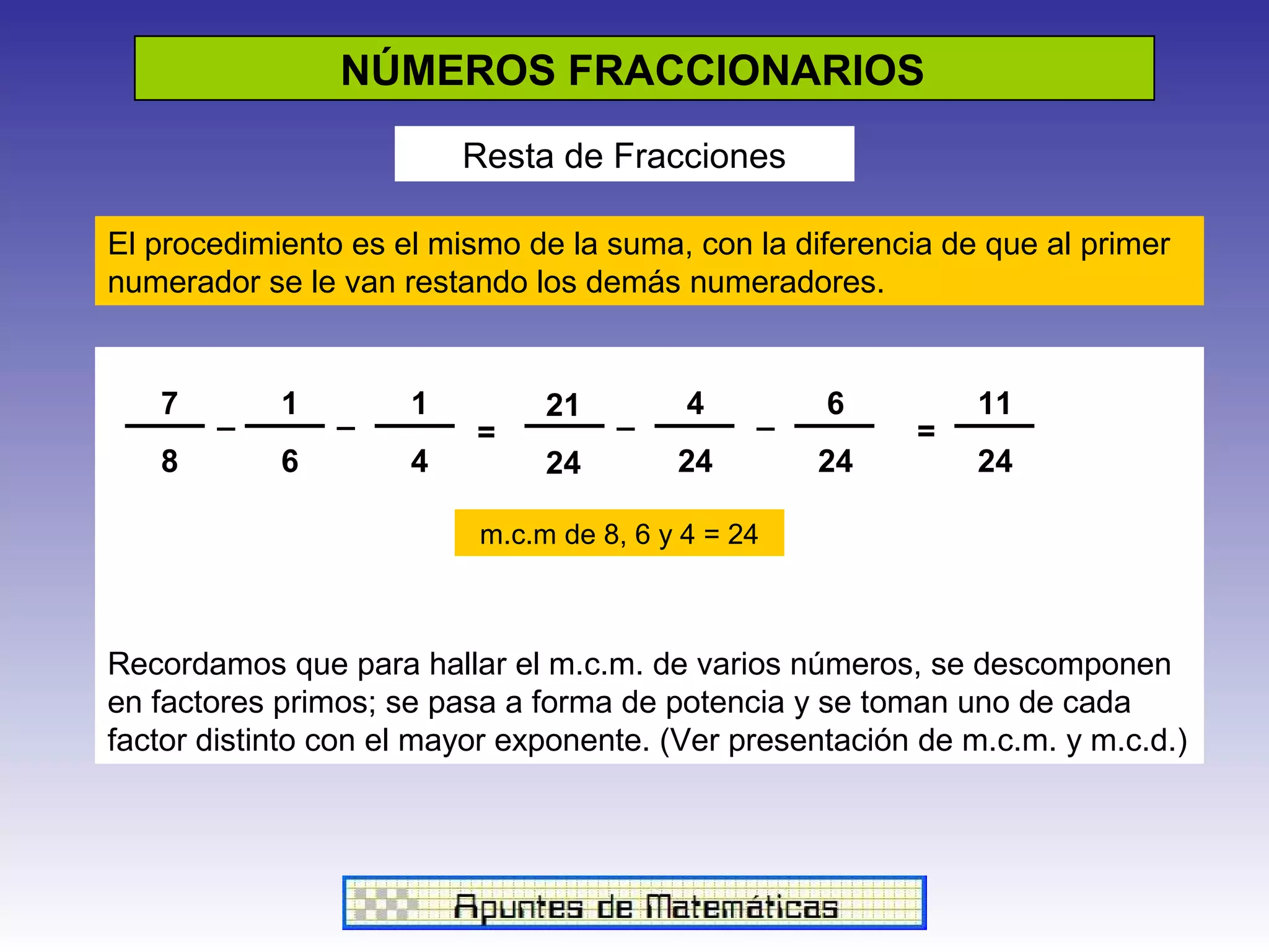Fraccionarios (2) | PPS | Science
