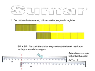 Fracciones 3 reglas de fracciones | PPT
